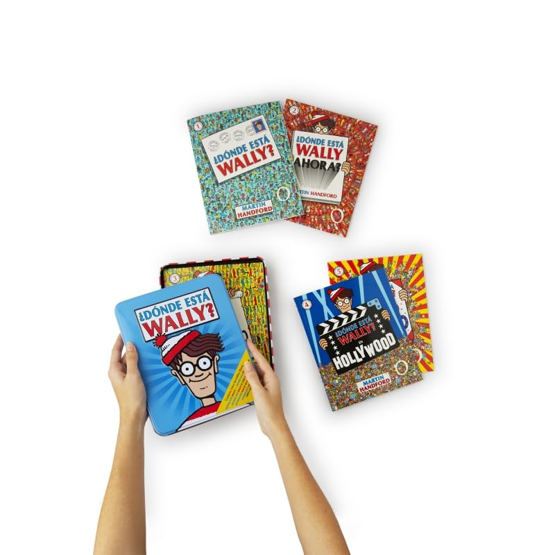 ¿Dónde está Wally? (Caja metálica con cinco increíbles libros ...