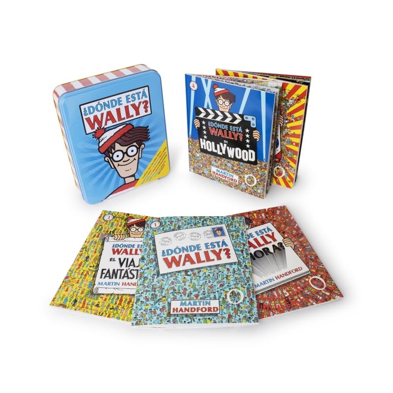 ¿Dónde está Wally? (Caja metálica con cinco increíbles libros ...